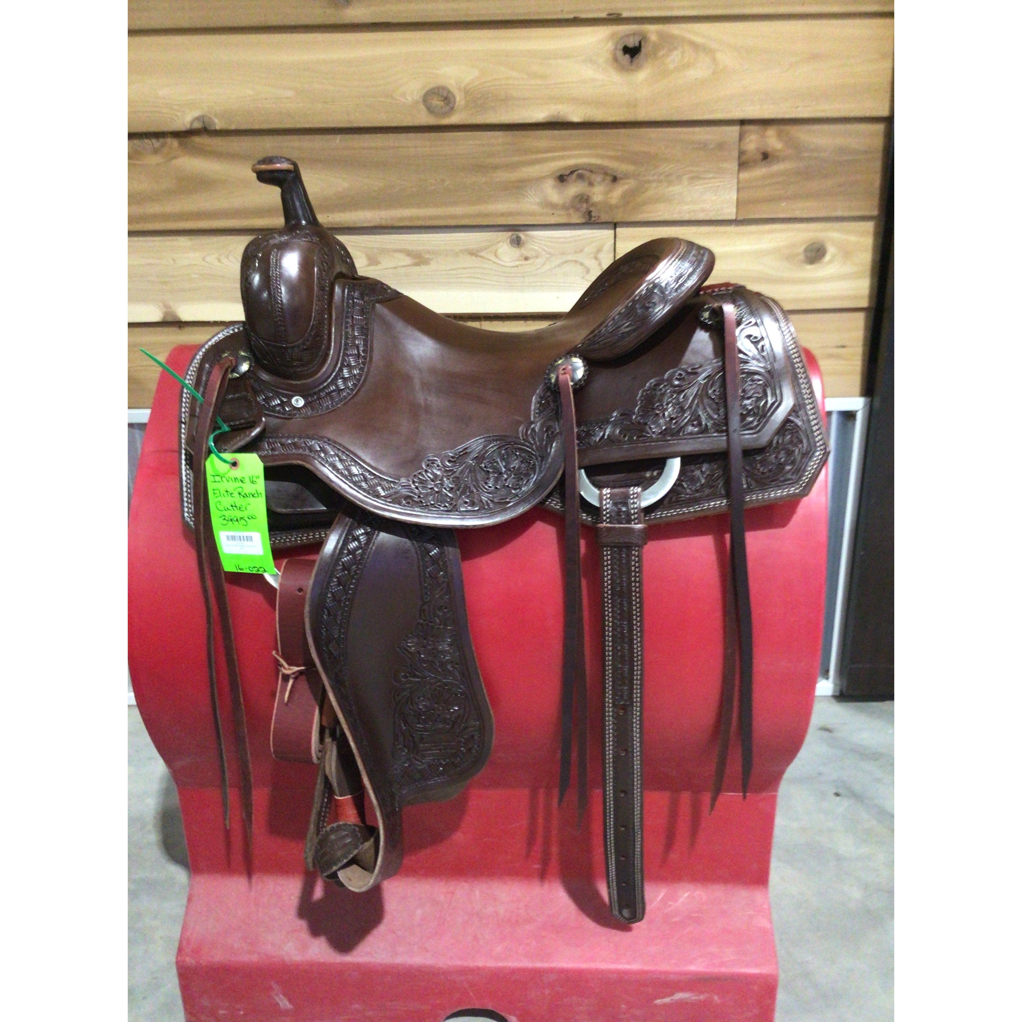 Irvine Elite 16” Ranch Cutting Saddle