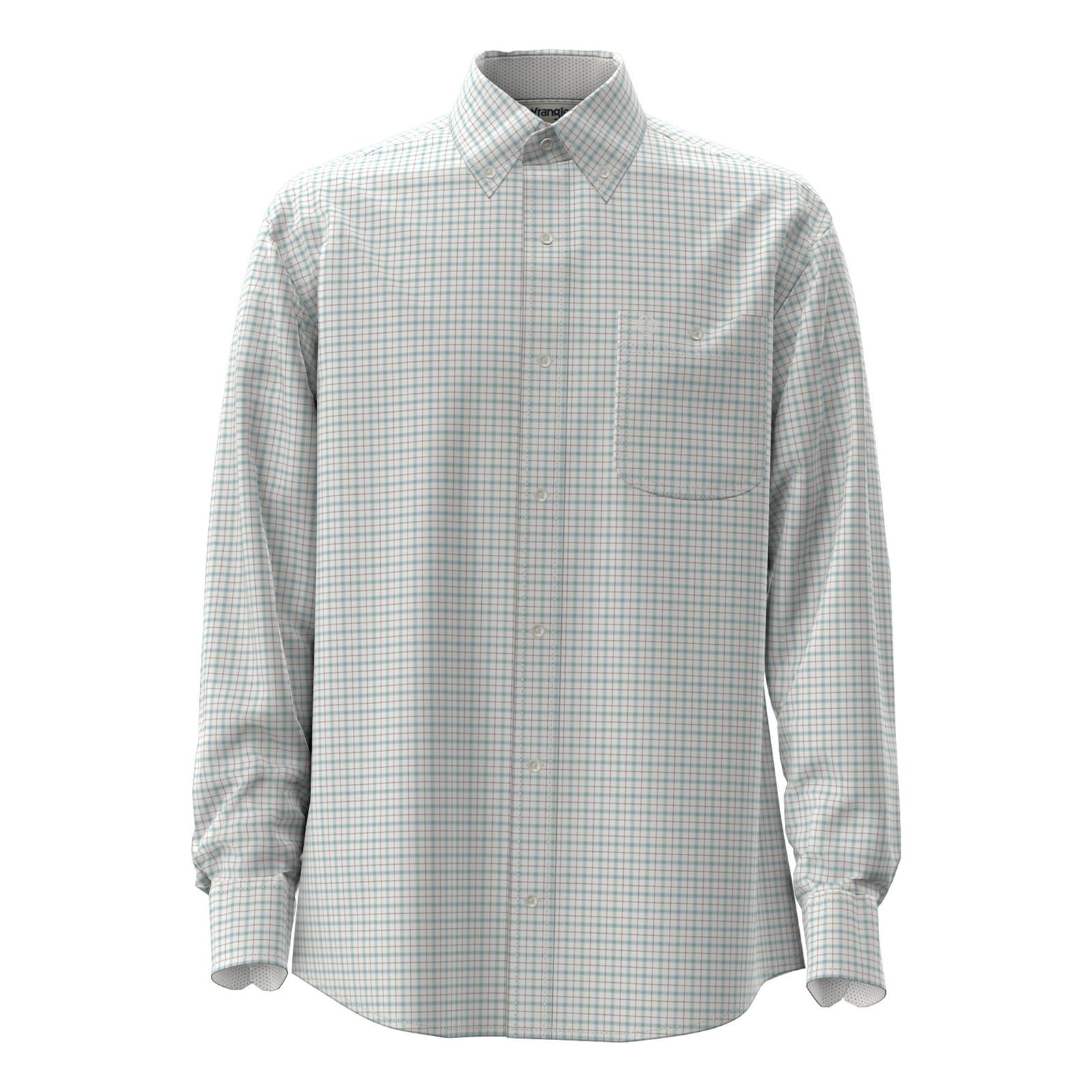 Wrangler Men's Wrangler George Strait Collection 1 Pocket LS Shirt - W ...