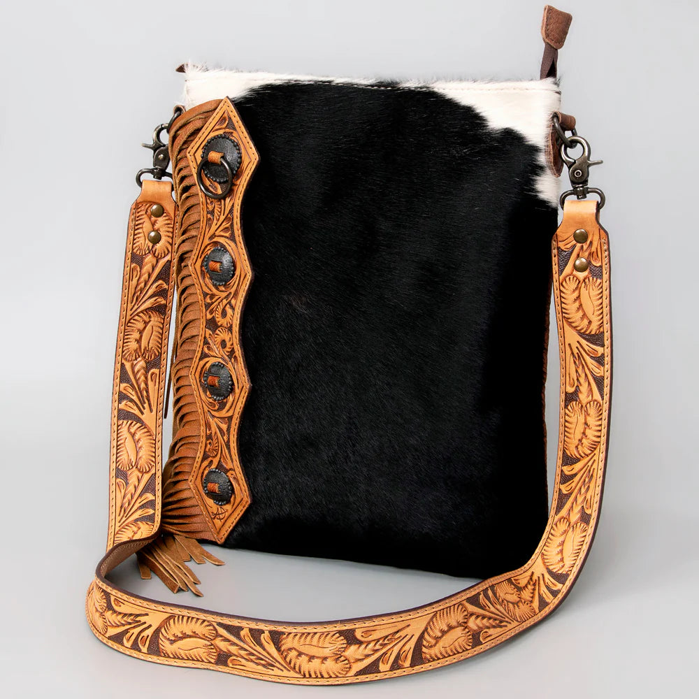 American Darling Western Chaps Inspired Cowhide Tooled Leather Rodeo F