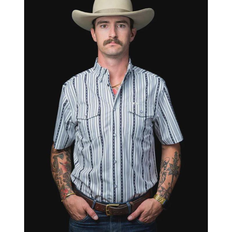 Ferrell Brand Men's Ed Short Sleeve Snap Shirt - Assorted Colours