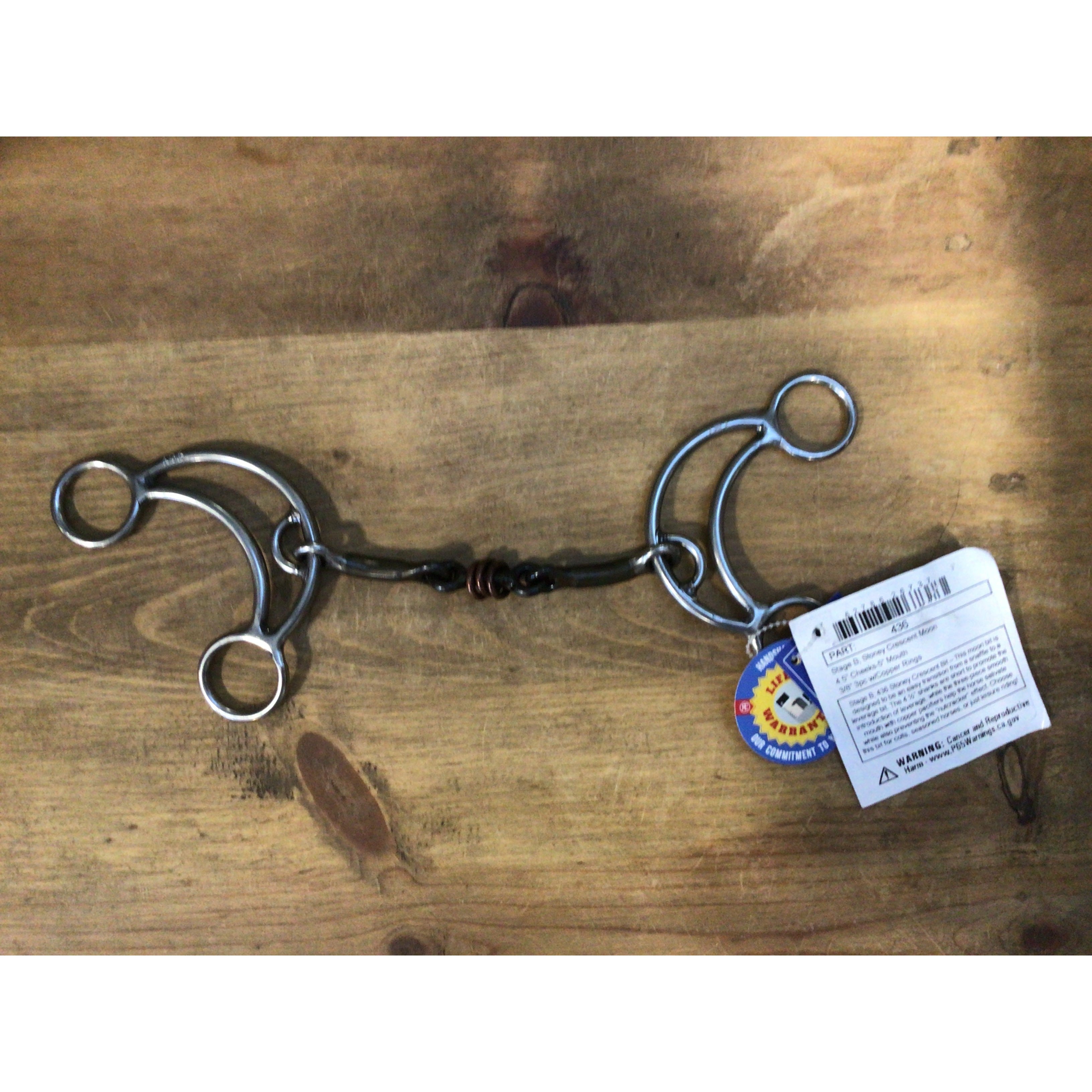 Reinsman Stage B Stoney Crescent Moon Bit