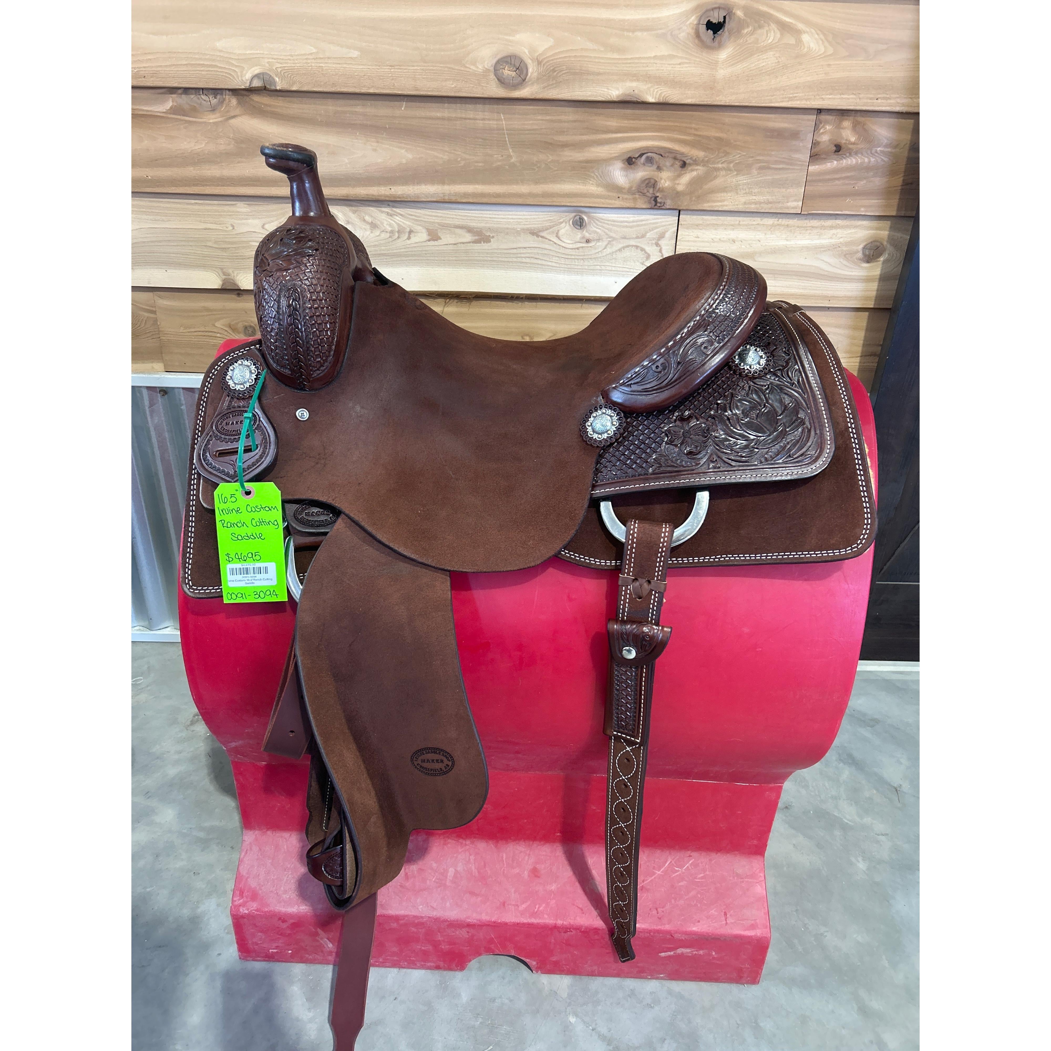 Irvine Custom 16.5"Ranch Cutting Saddle – Irvine Tack & Western Wear