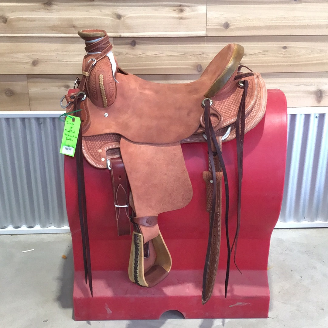 Irvine 17" Modified Association Saddle - Post Horn – Irvine Tack ...
