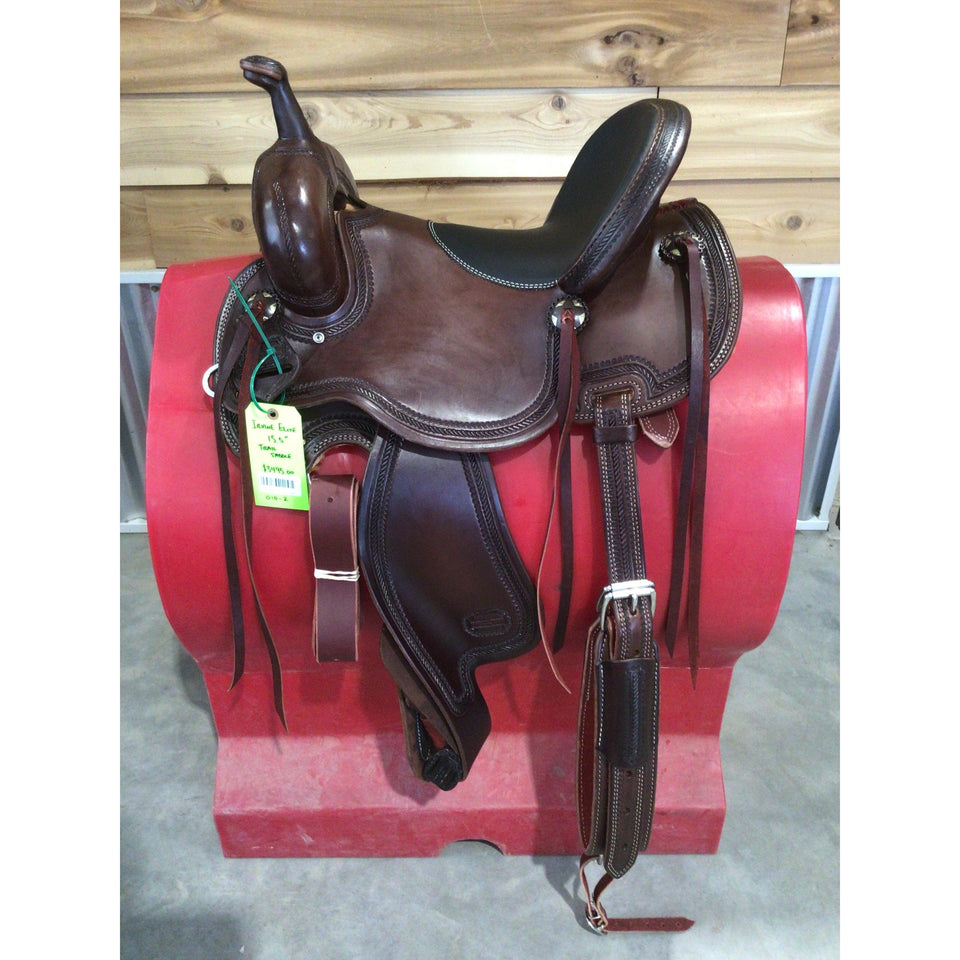 Saddles at Irvines tack and Western Wear