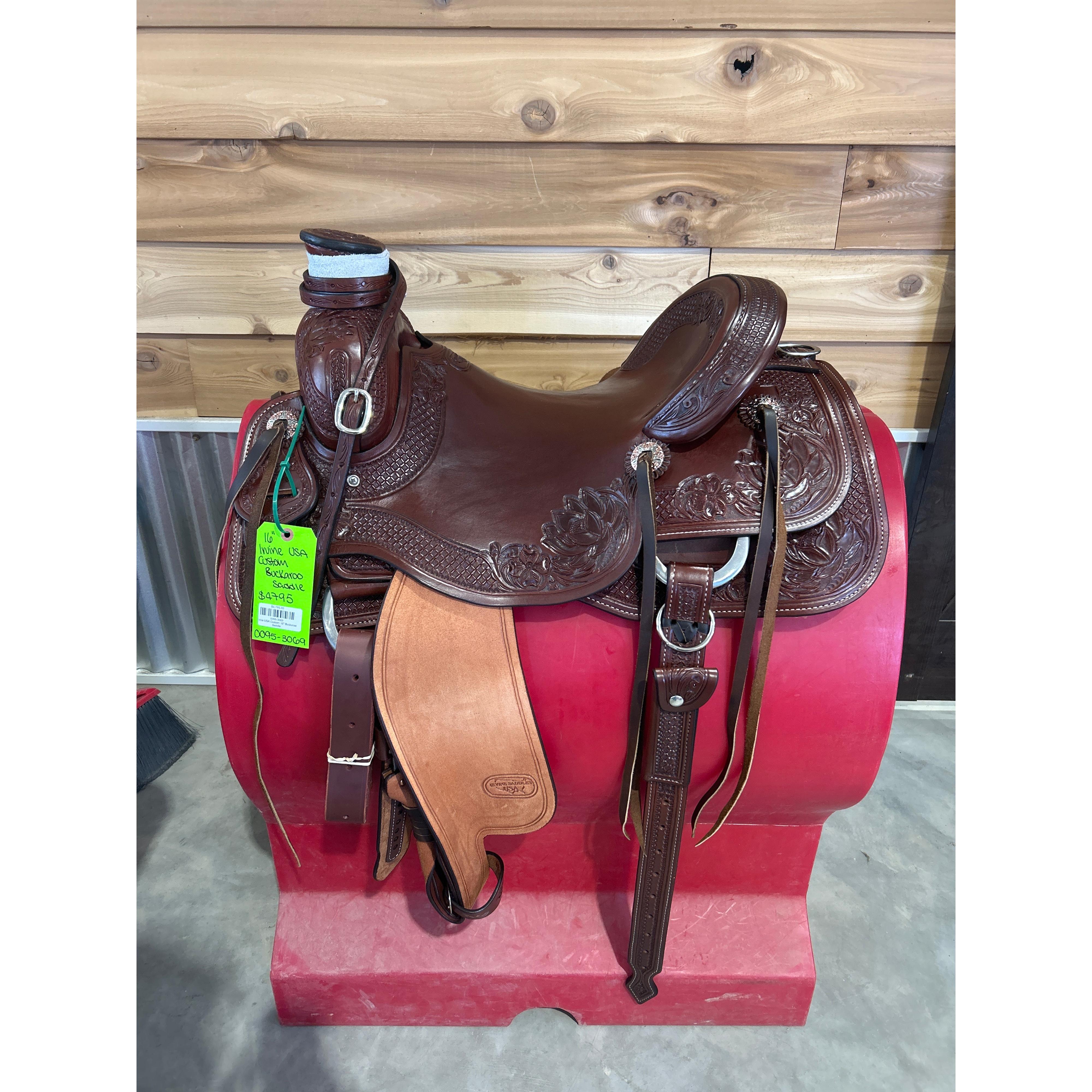 Irvine USA Custom 16" Buckaroo Saddle – Irvine Tack & Western Wear