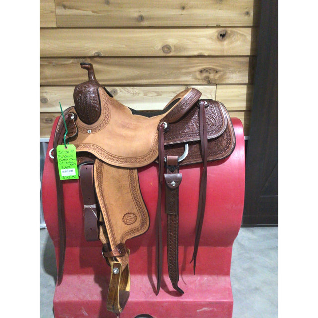 Saddles at Irvines tack and Western Wear