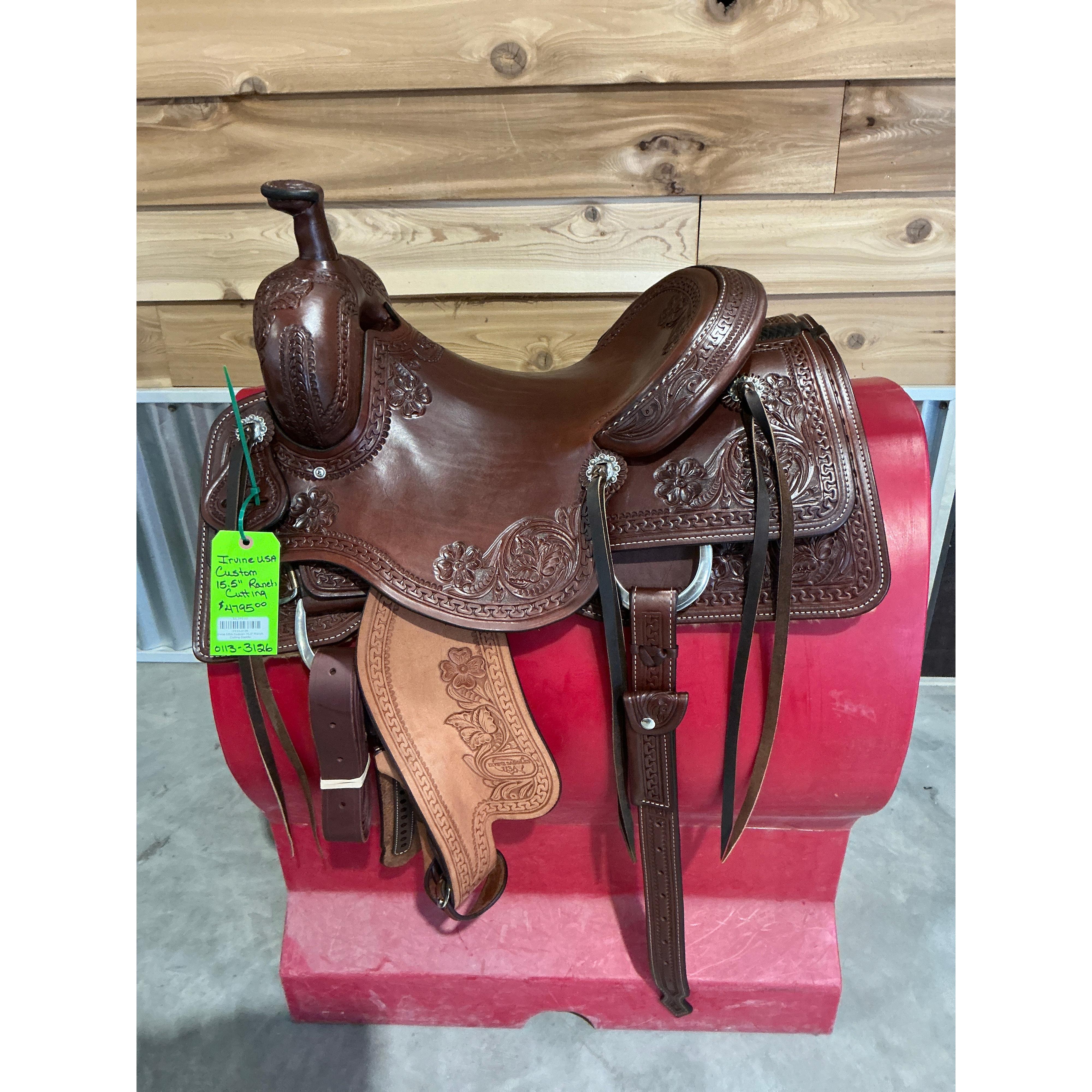 Irvine USA Custom 15.5" Ranch Cutting Saddle – Irvine Tack & Western Wear