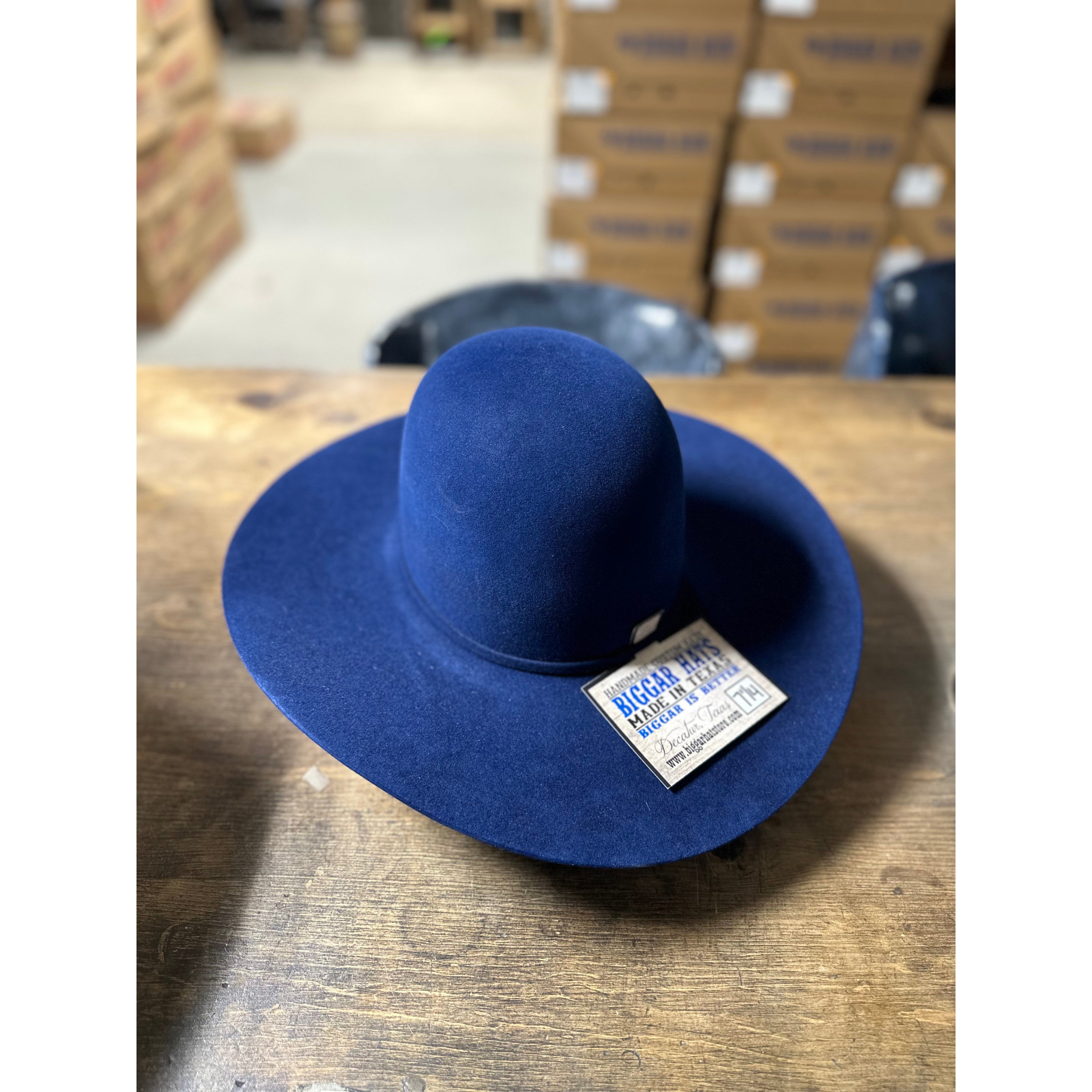 Biggar Hats The Waggoner 10X Felt Western Hat - Biggar Blue – Irvine ...
