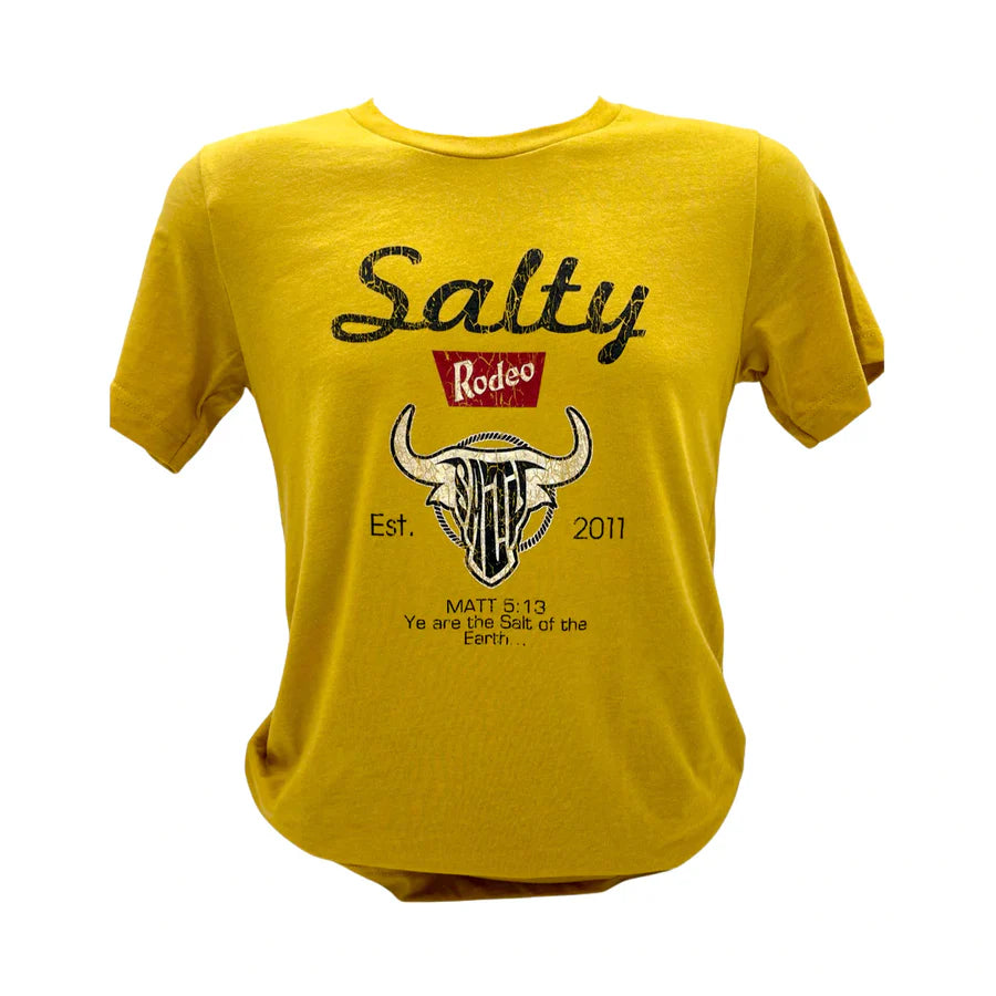 Salty Rodeo Company Unisex Salty Original Tee Yellow – Irvine Tack ...