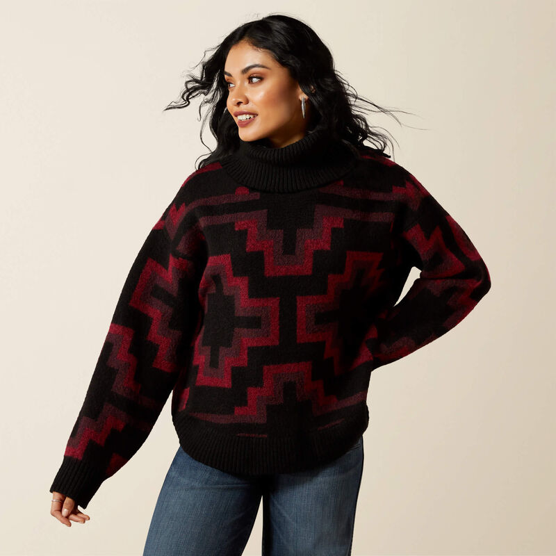 Ariat Womens Coatigan Chimayo Sweater Navy JCD – Irvine Tack & Western Wear