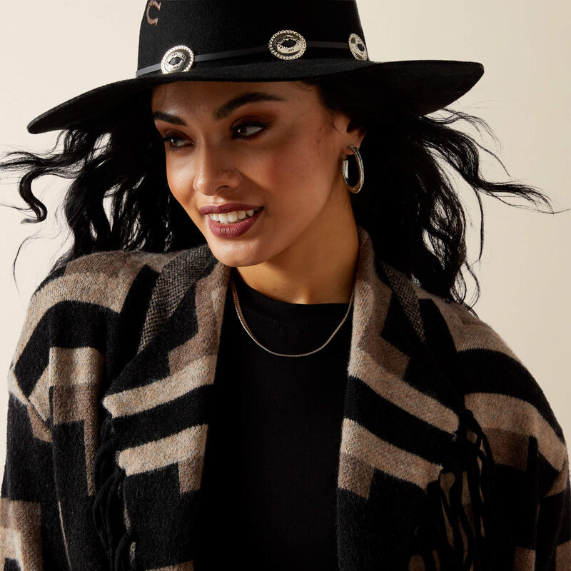 Ariat Womens Coatigan Chimayo Sweater Navy JCD – Irvine Tack & Western Wear