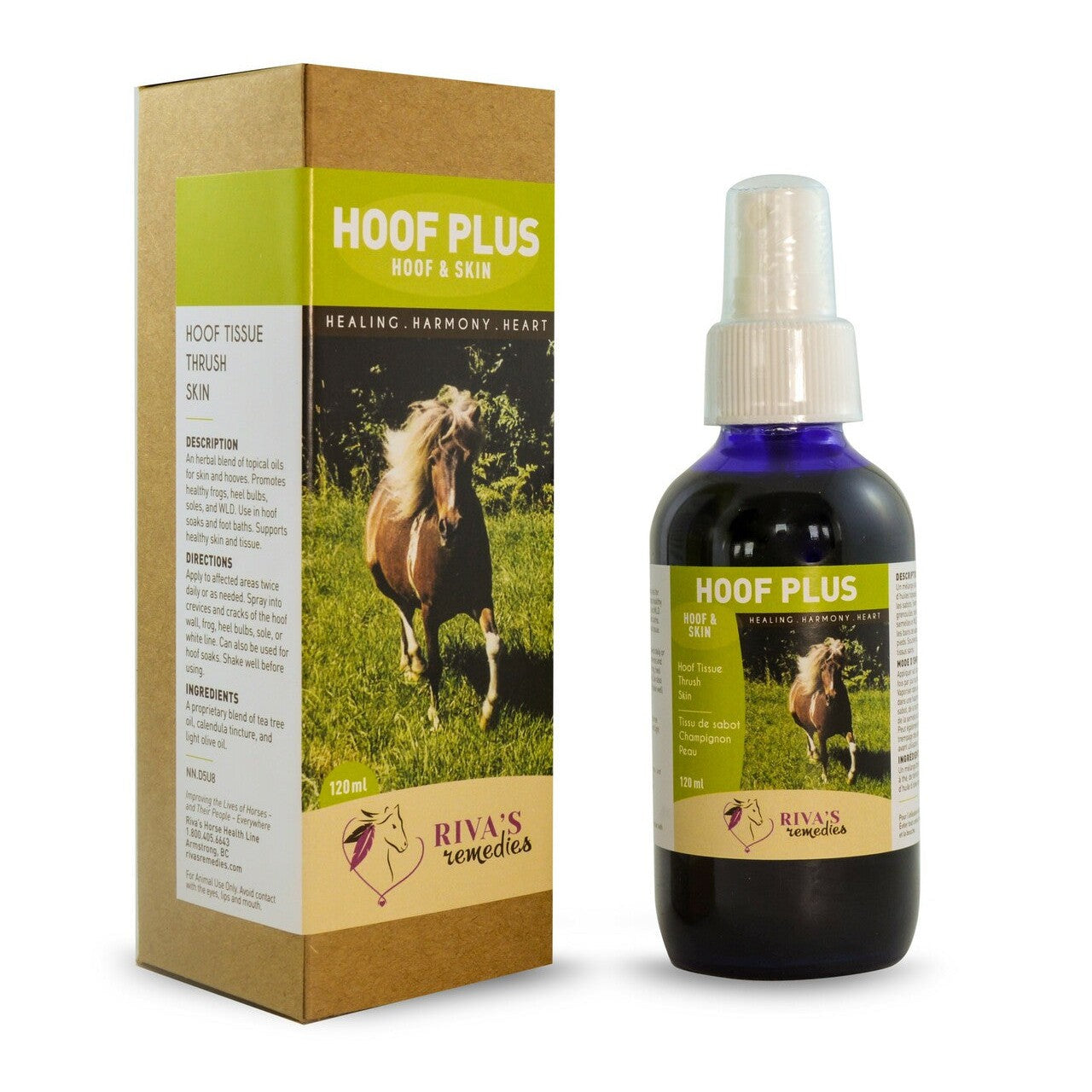 Riva's Remedies Equine Hoof Plus - 120ml – Irvine Tack & Western Wear