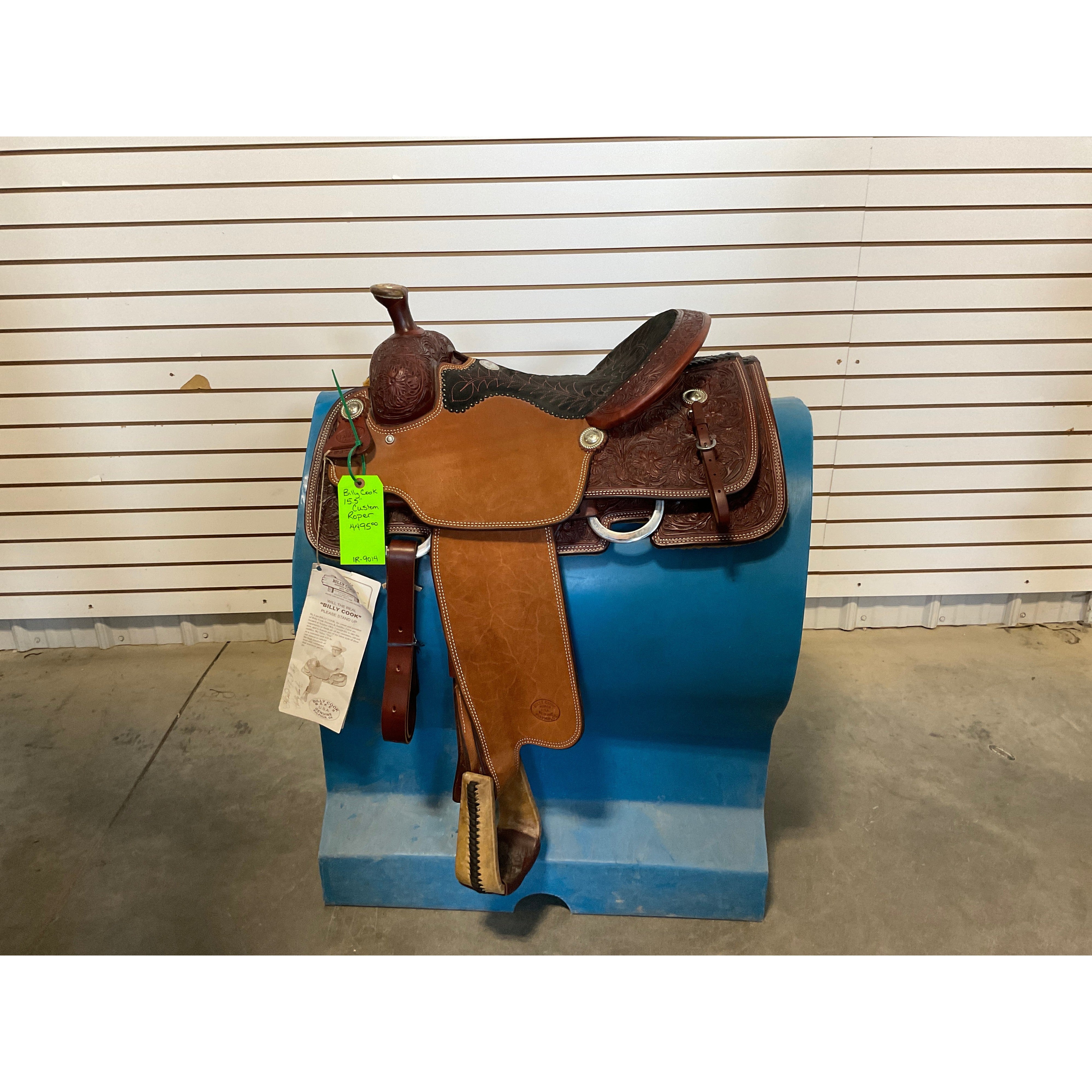 Billy Cook 15.5” Custom Roping Saddle