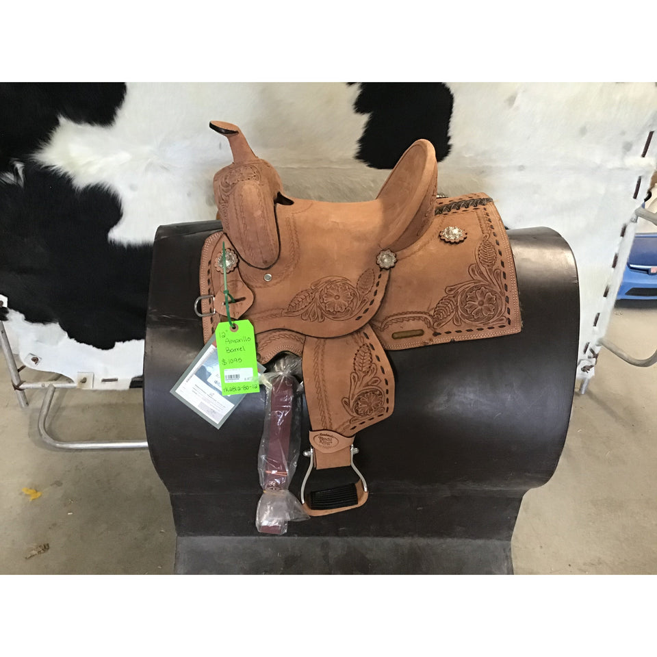 Saddles at Irvines tack and Western Wear